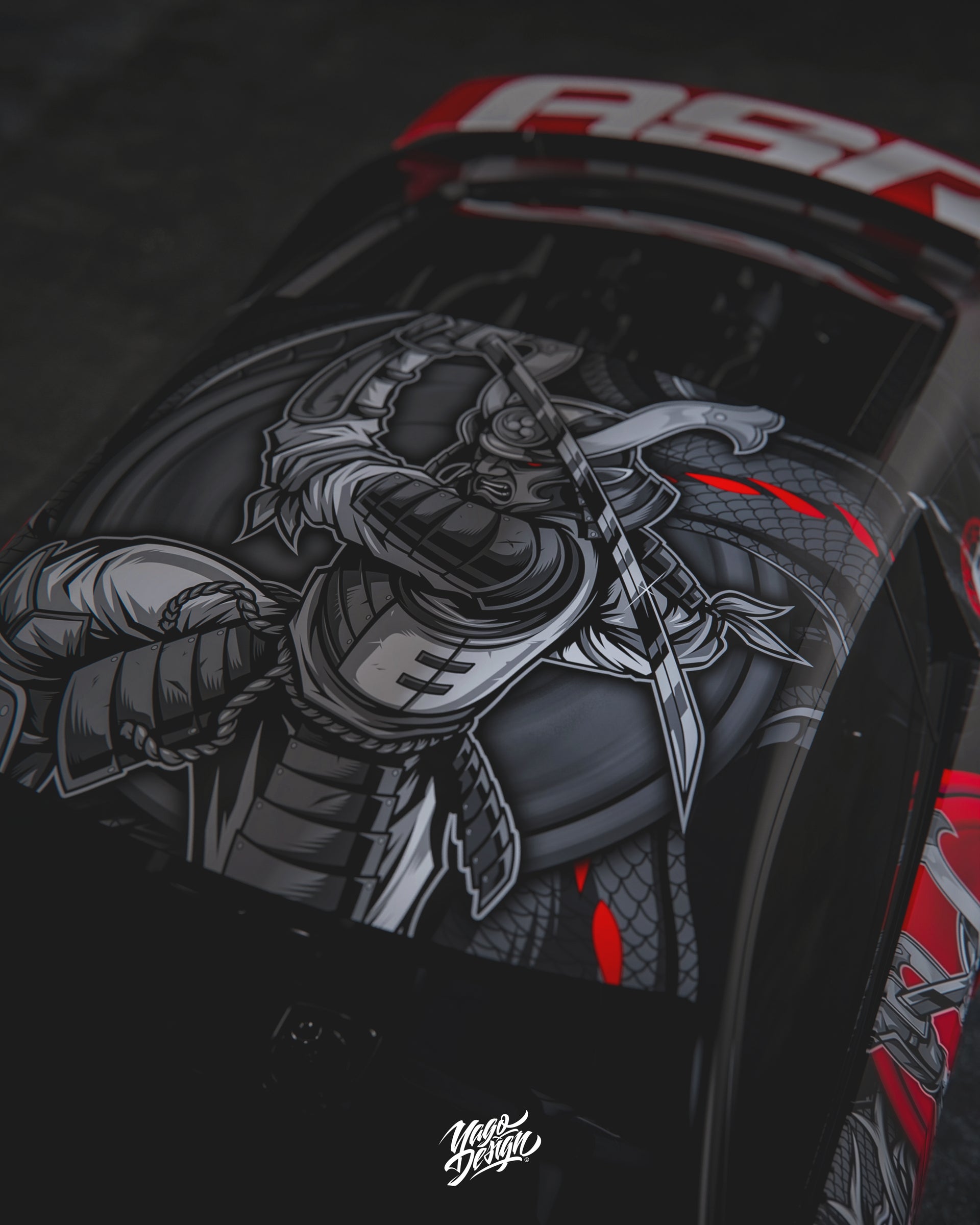Design - Audi R8 Ronin - READY TO PRINT FILES