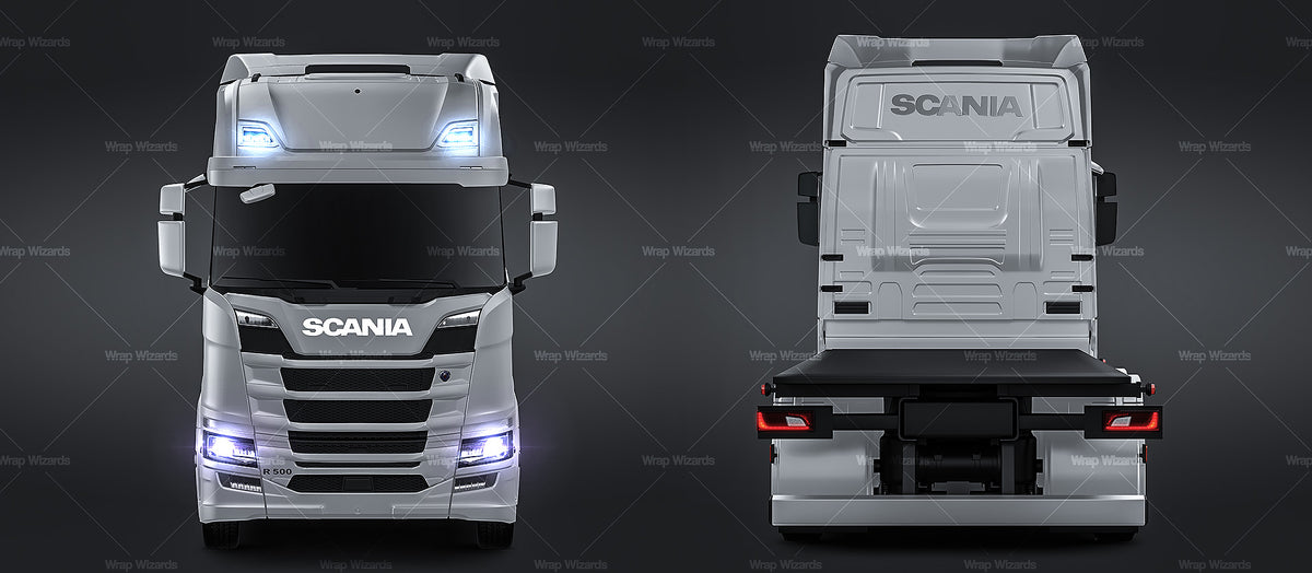 Scania R500 Highline Truck 2016 satin matt finish - all sides Car Mock ...
