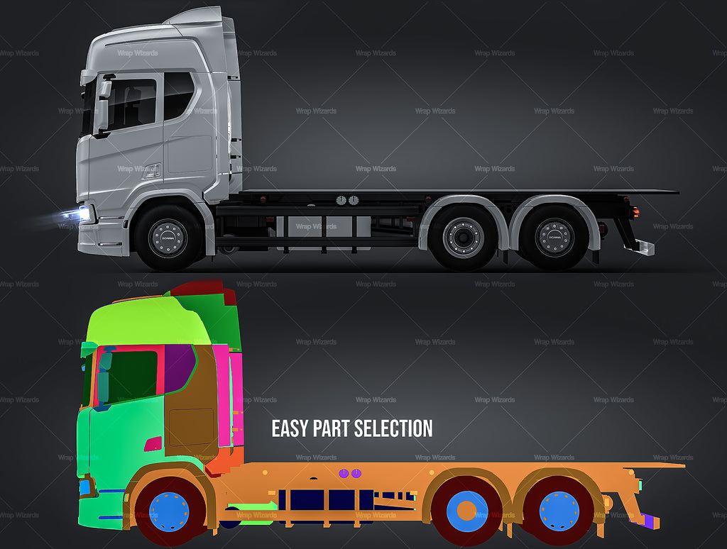 Scania R500 Highline Truck 2016 satin matt finish - all sides Car Mock ...