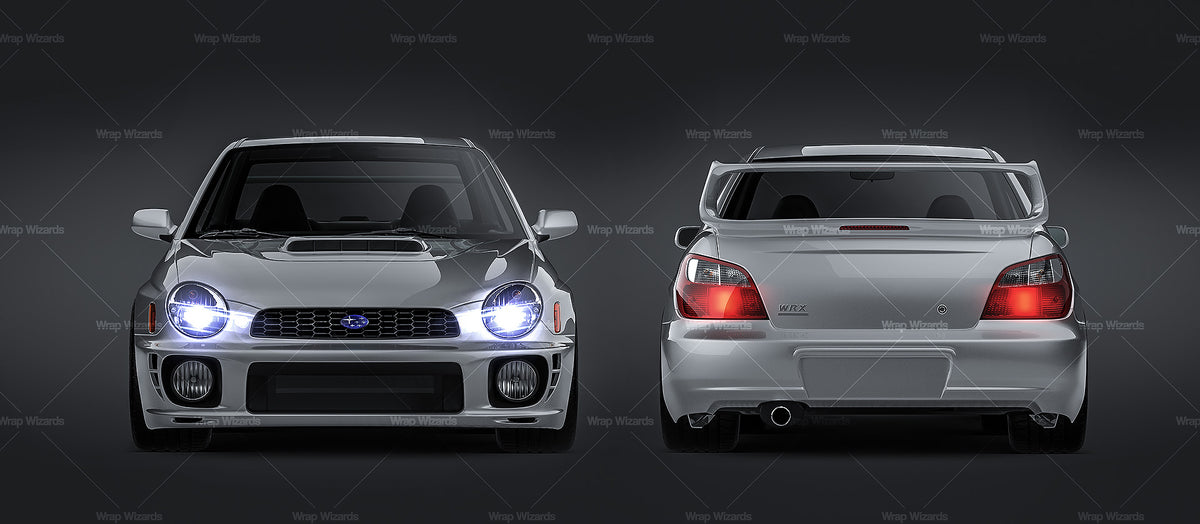 Subaru Impreza STi WRX Gen2 2001 Bug Eye glossy finish - all sides Car ...