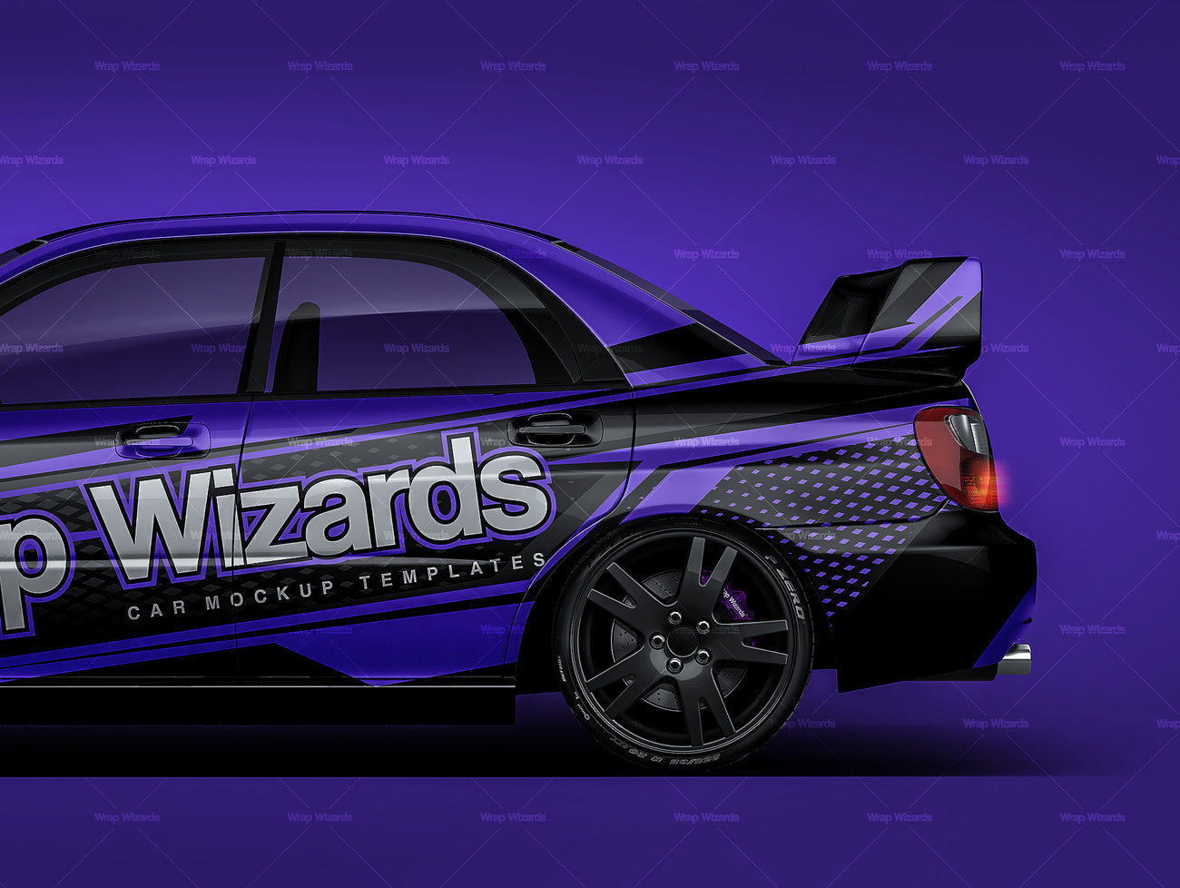 Subaru Impreza STi WRX Gen2 2001 Bug Eye - Car Mockup – Wrap-Wizards ...