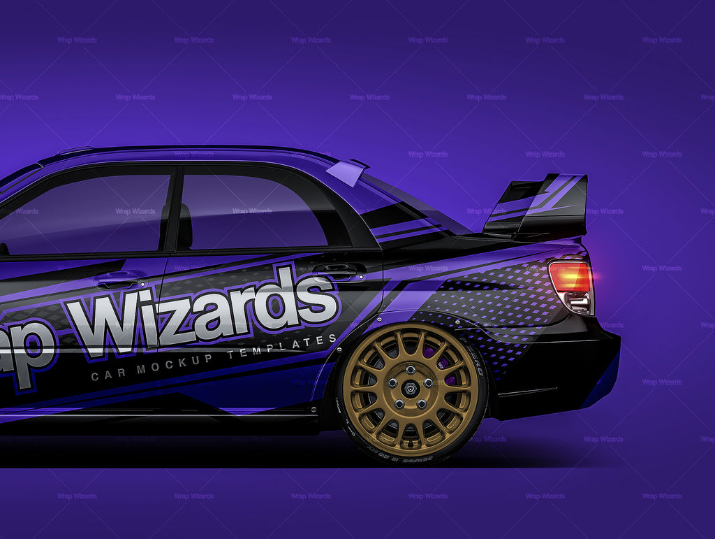 Subaru Impreza STi WRX Gen2 2006 Hawk Eye glossy finish - all sides Ca ...