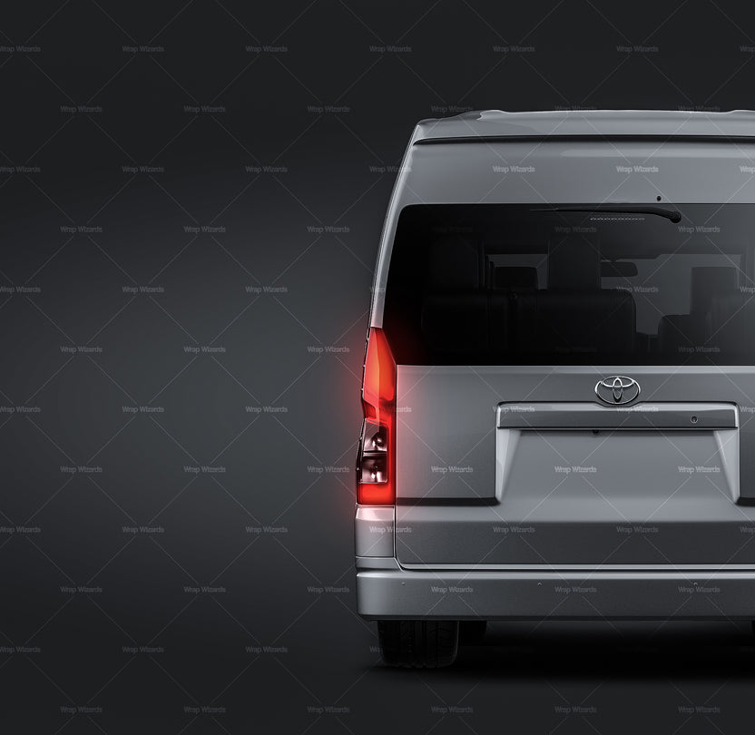 Toyota HiAce Commuter Bus passenger van SLWB - Van Mockup – Wrap ...