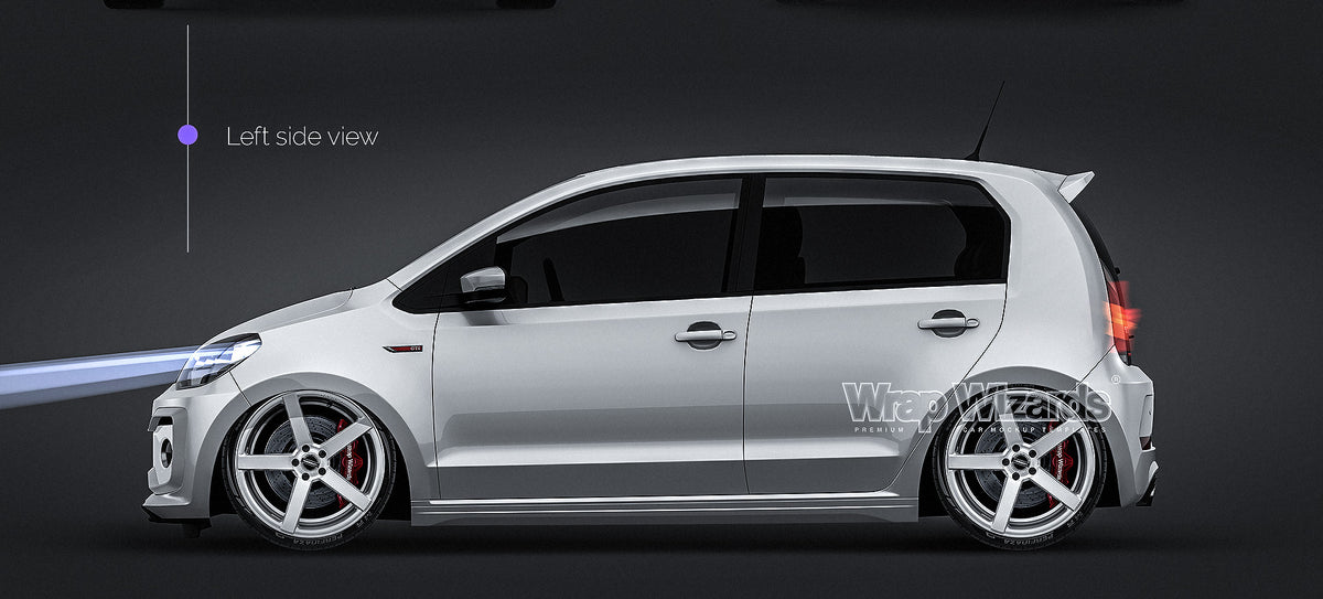Volkswagen UP GTI 5door 2018 glossy finish - all sides Car Mockup Temp ...