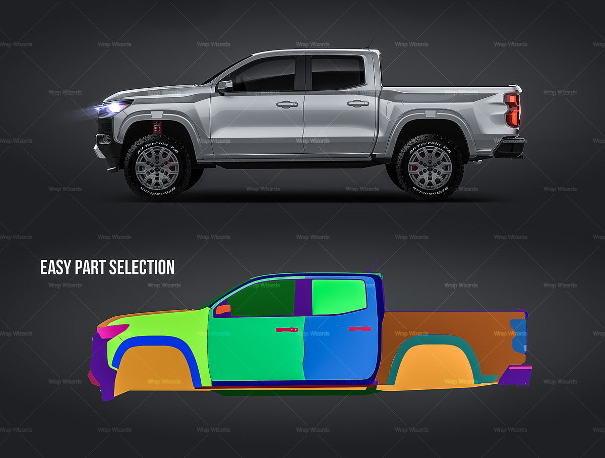 Chevrolet Colorado Trail Boss 2023 glossy finish - all sides Car Mocku ...