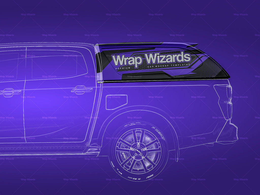 Hardtop / canopy for pickup trucks satin matt finish - all sides Mocku ...