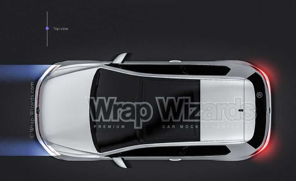 Volkswagen Golf MK7 VII GTI 3-door - Car Mockup – Wrap-Wizards.com ...