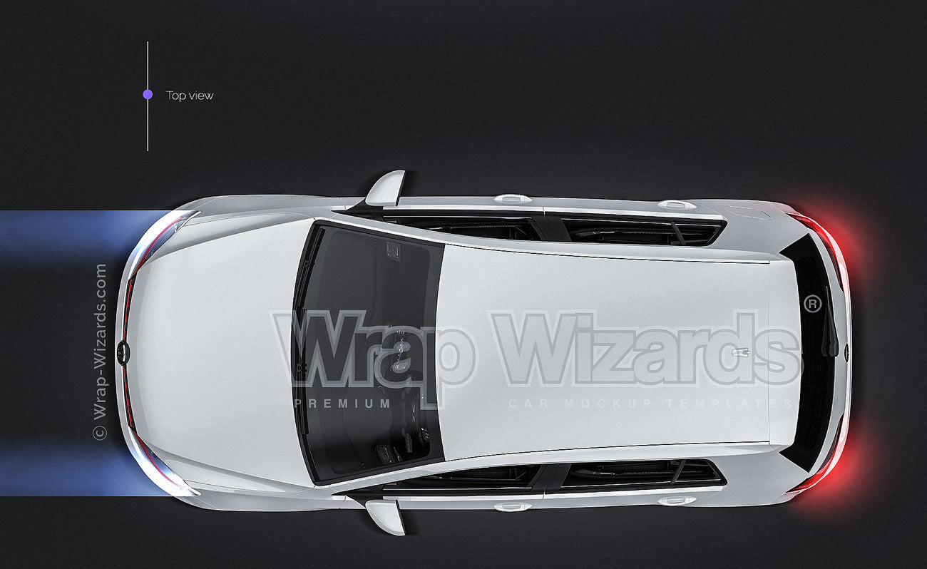 Volkswagen Golf MK7 VII GTI 5-door - Car Mockup – Wrap-Wizards.com ...