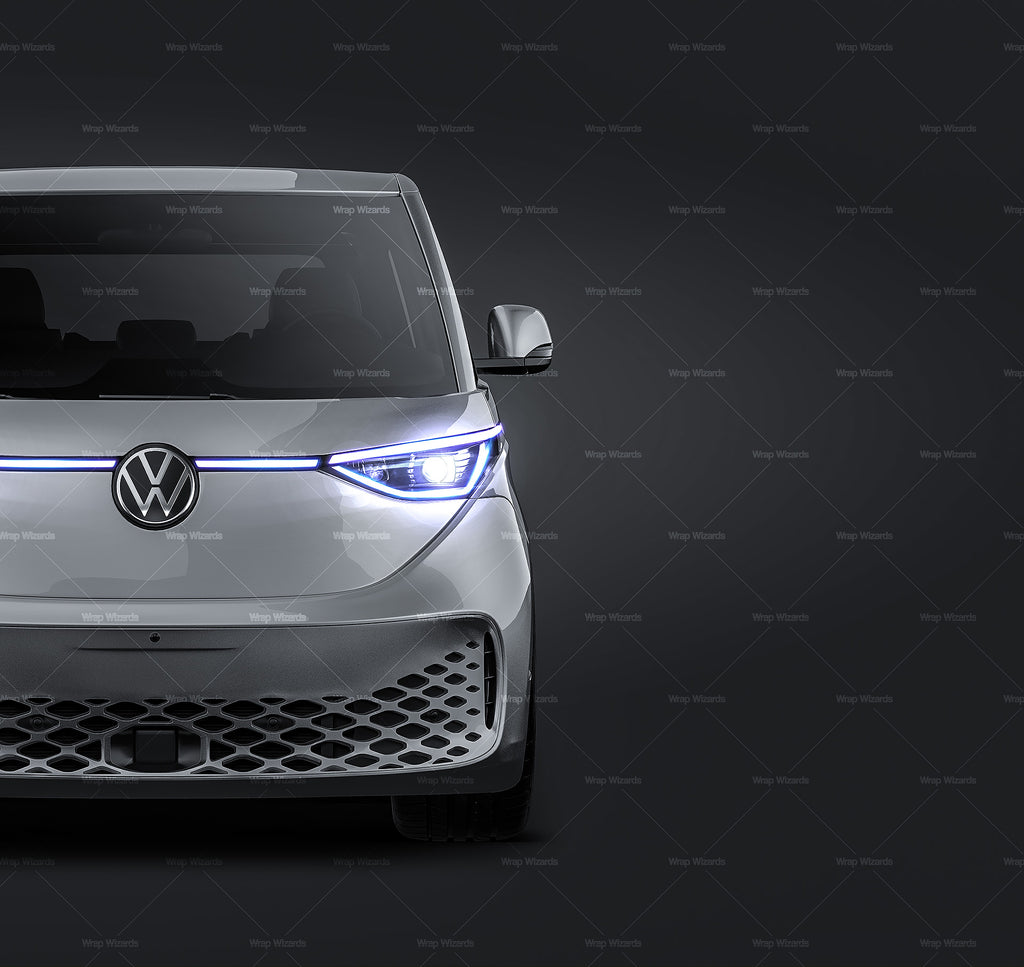 Volkswagen ID. Buzz passenger van 2023 - Van Mockup – Wrap-Wizards.com ...